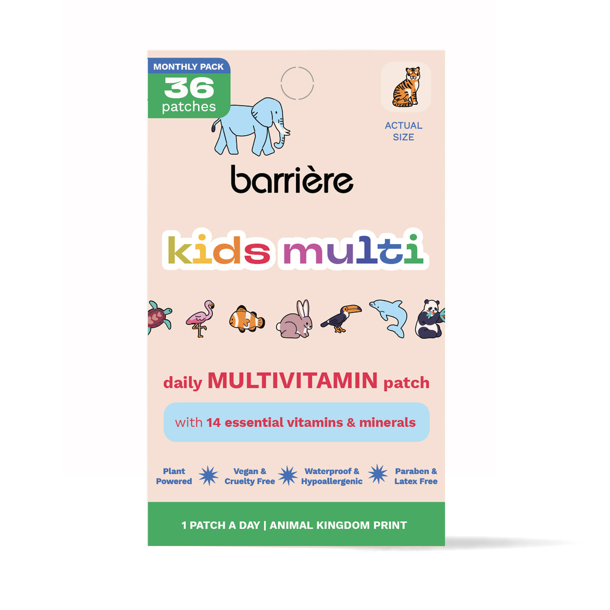Kids Multi Patch 36-Pack - Animal Kingdom – Muse & Heroine