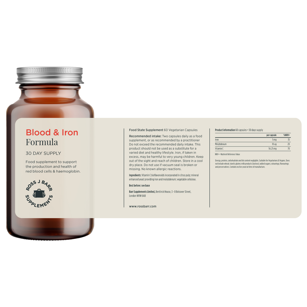 Blood & Iron Formula – Muse & Heroine